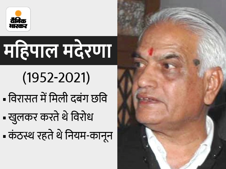 Mahipal Maderna, who was a fighter of politics, always opposed Gehlot ...