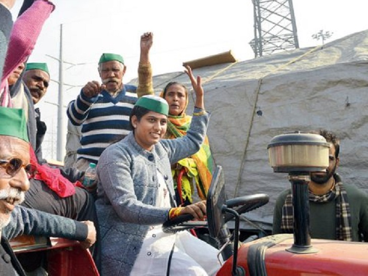International shooter poonam pandit active in the farmers' movement ...