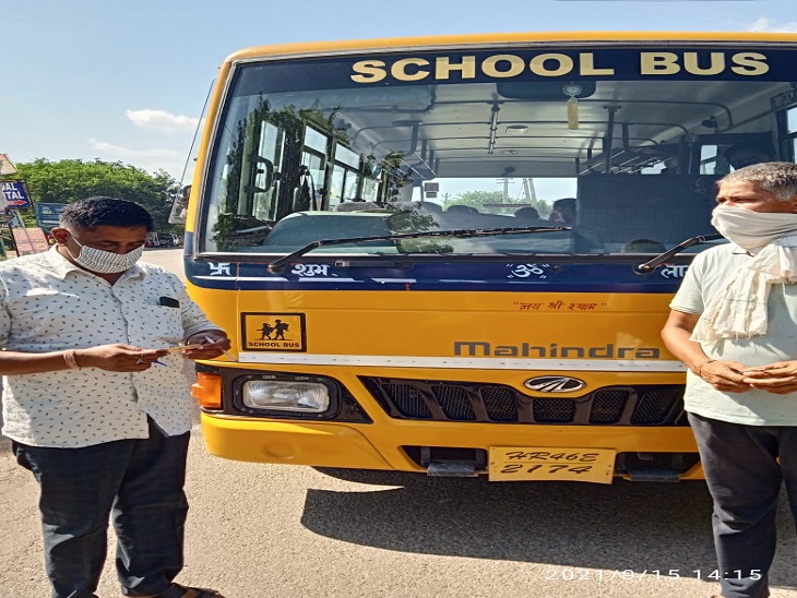 In Rohtak, RTA challaned 15 school buses in a week, all had many flaws ...