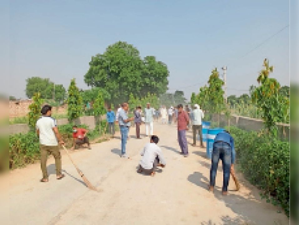 Villagers celebrated Diwali with cleanliness in Smart Village Dhanora ...