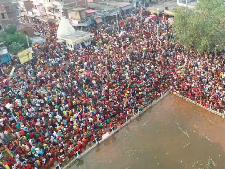 watch the dev temple with the eyes of a drone camera | ड्रोन की नजर से ...