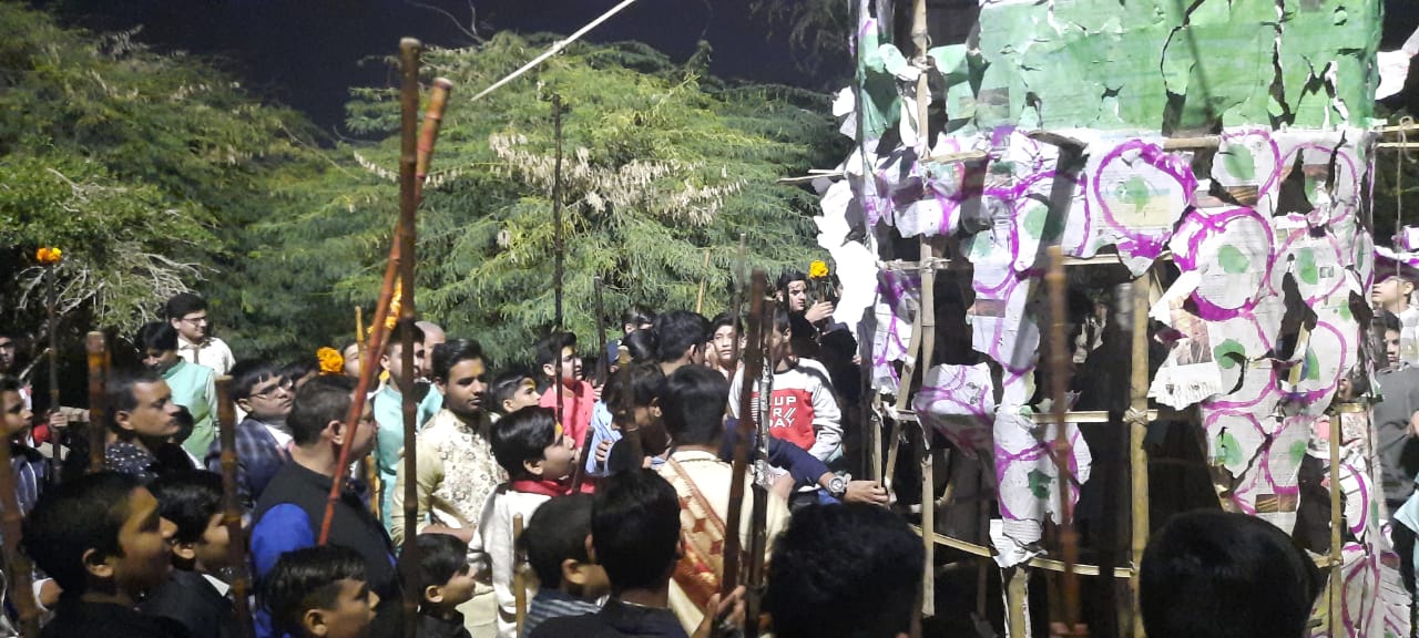 The tradition of beating Kansa's effigy with sticks, a grand fair was ...