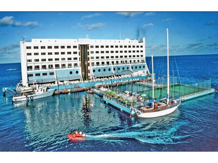 Last Journey - The world's first floating hotel is now in an abandoned ...