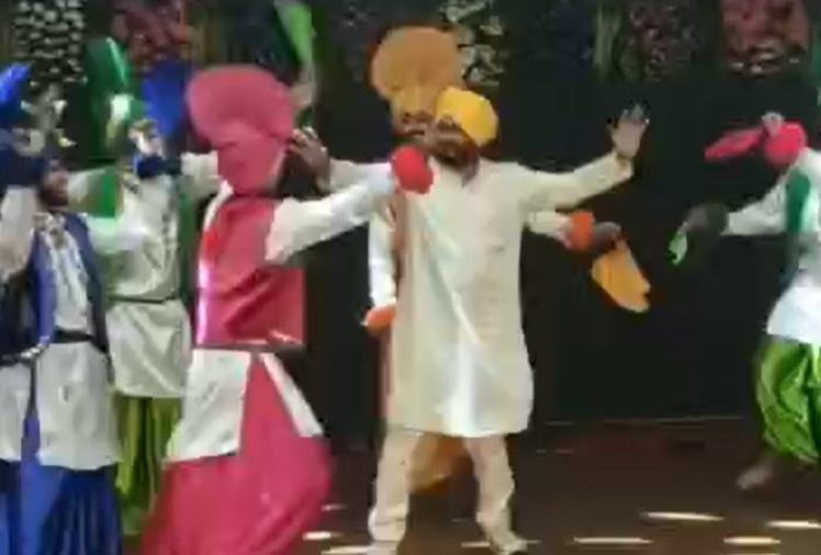 Raja Vading, who arrived in a private ceremony, put the bhangra on the ...