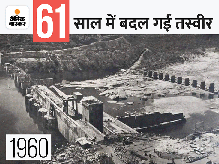 1,685 feet long and 204 feet high dam built for 6 years with ...