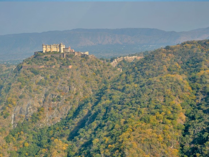 Parshuram temple and Kumbhalgarh forest is visible from here, more than ...