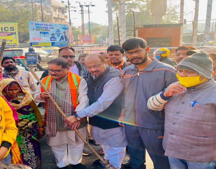 Cleanliness program started in Mandalas with Divya Kashi grand Kashi ...