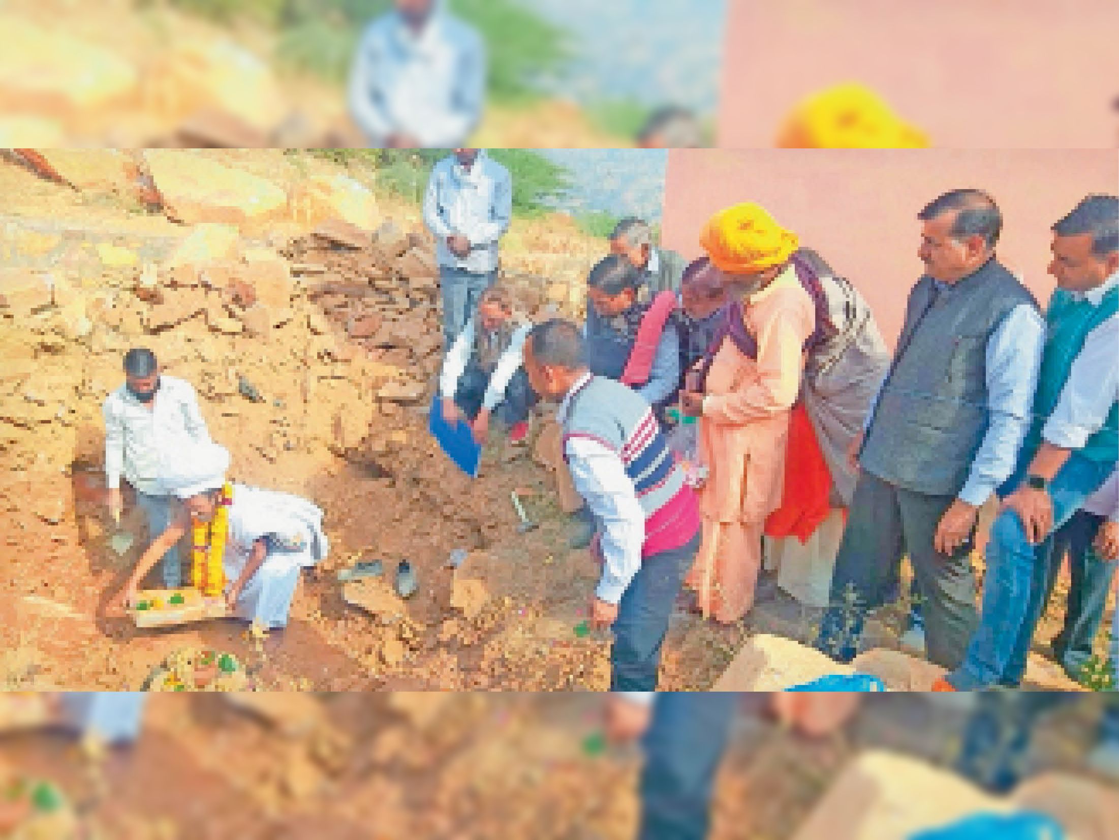 Foundation stone laid for the restoration work of Baba Swaroopnath ...