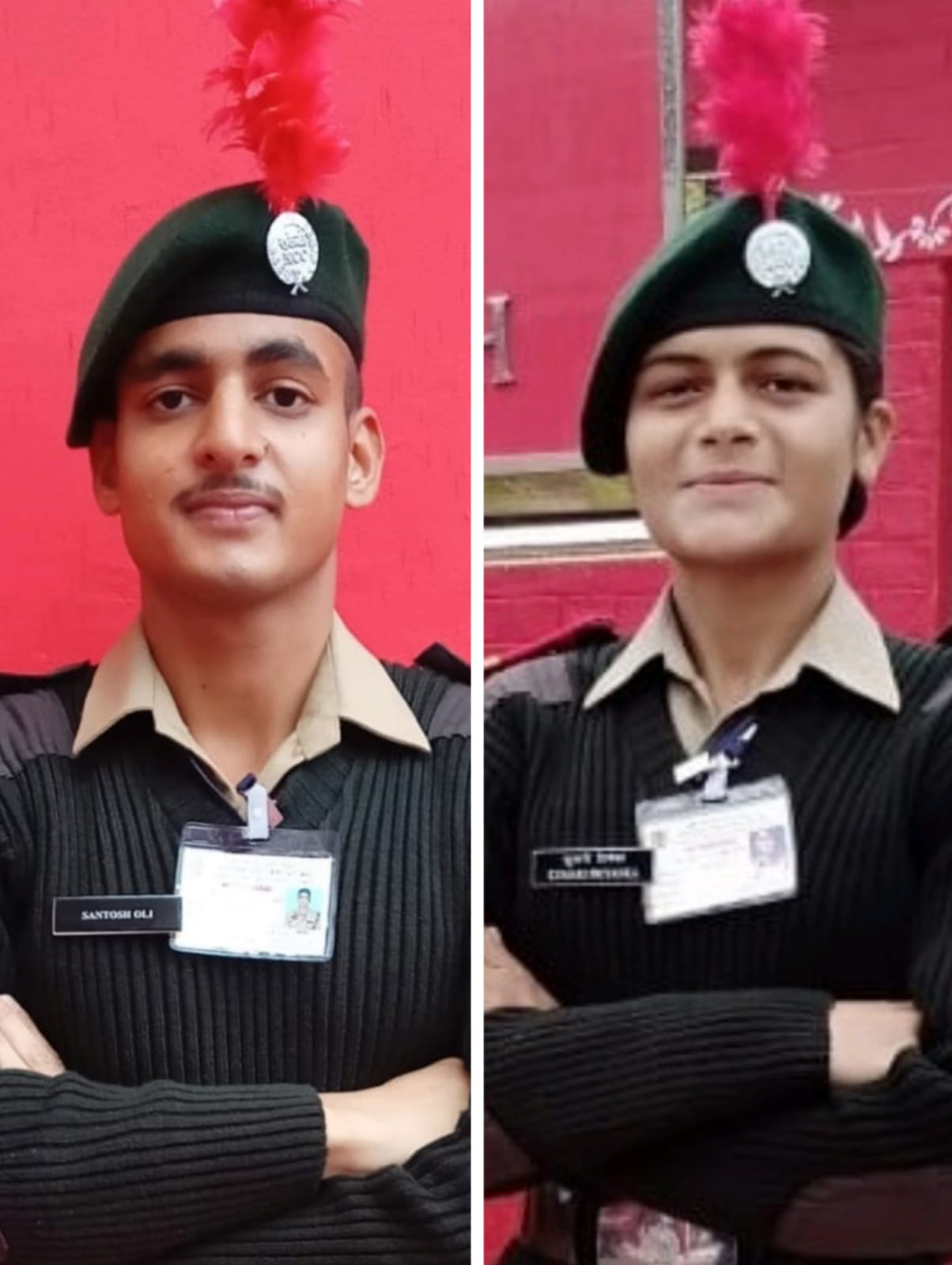 Agra College cadets Santosh Oli and Priyanka will participate in the ...