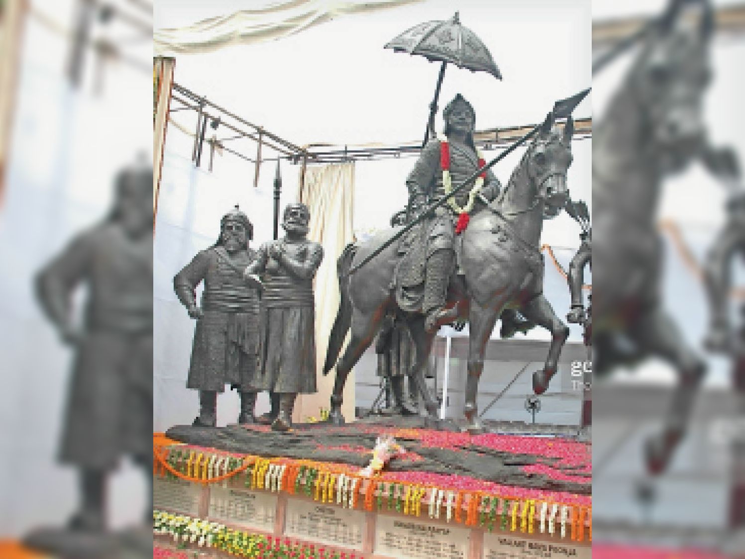 A life-size special statue of Pratap is installed in Dubai and the ...