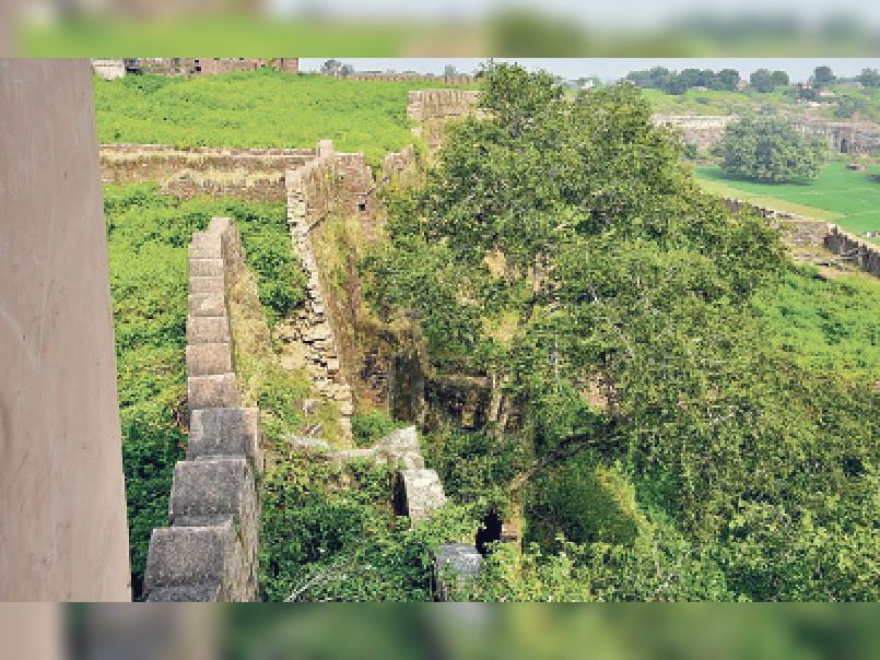 How this protection of heritage... left the broken walls and buildings ...