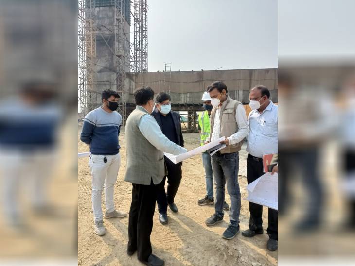 First Signature Bridge being built in Noida 45 minutes will be left for ...