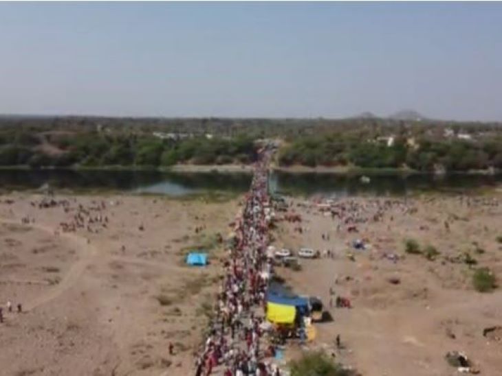 Beneshwar fair filled on Magh Purnima, Mav panthis saw Guru Maharaj ...