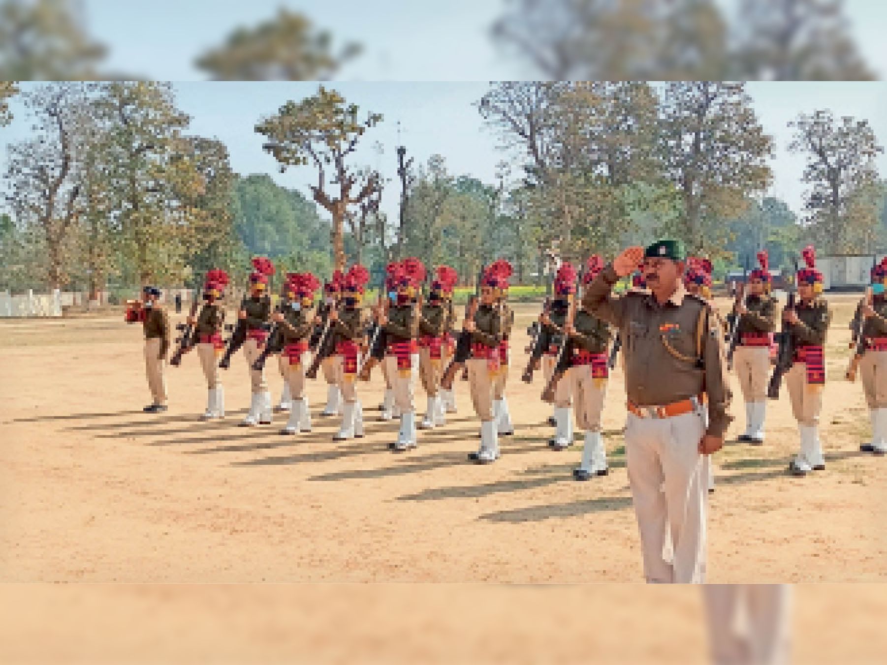 The SP launched the Police Week program by showing the flag at the ...