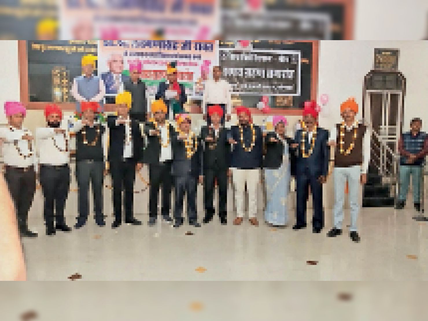 Bhagat Singh became the president of Bhim Bar, the swearing-in ceremony ...