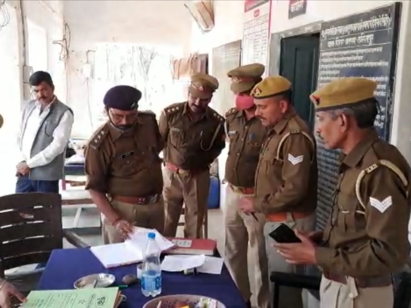 In Madawara, the CO did a surprise inspection of the police station ...