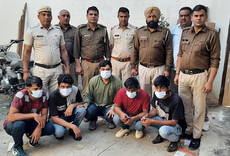 Karnal police sent 5 members of fake police gang to jail on the orders ...