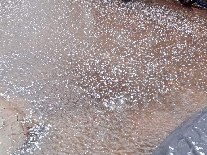 Rain and hailstorm increased the concern of farmers in Pratapgarh, hail ...