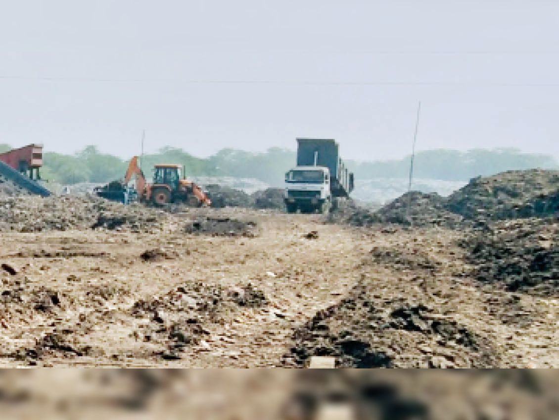 One lakh tonnes of waste was disposed of by pressing on the garbage ...