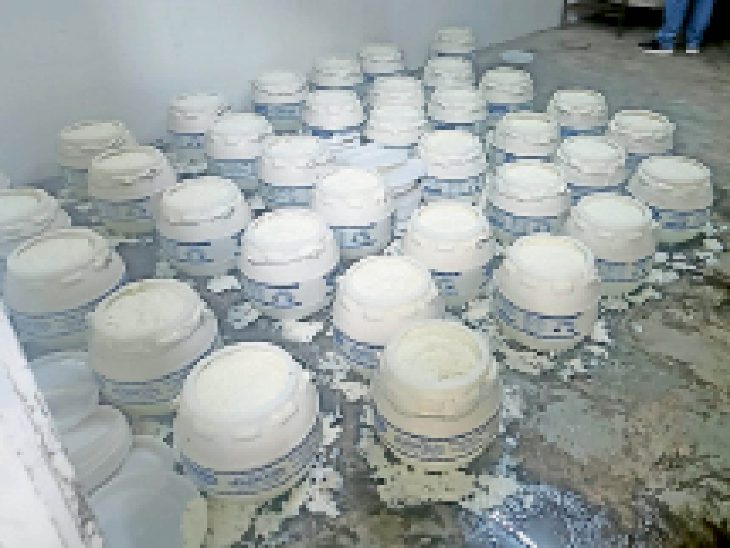 525 kg of spoiled curd found in 35 coaches from private milk plant ...
