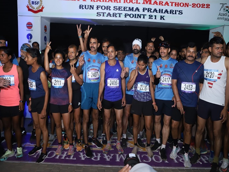 Seema Prahari IOCL Marathon -2022; Nana Patekar And BSF DG Pankaj Kumar ...