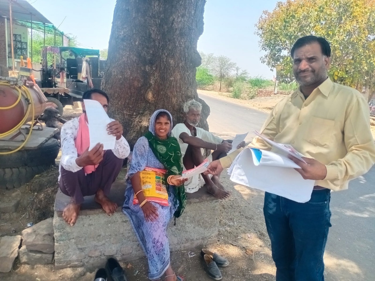 The general public was made aware of the mobile van in Aklera and ...