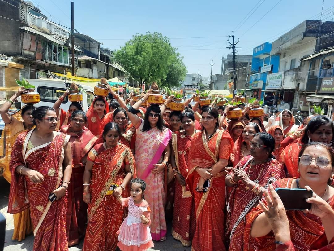 Establishment of statue in Marhi Mata temple, Yagyashala is the center ...