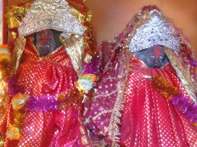 The very ancient Mata Tila temple located in Kasba Padam, the center of ...