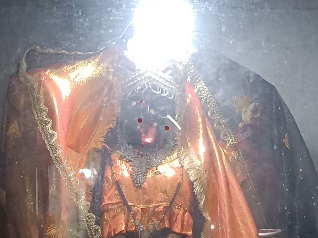 Devotees worshiped Maa Kalratri in the temple Mata Gama Devi Dham ...