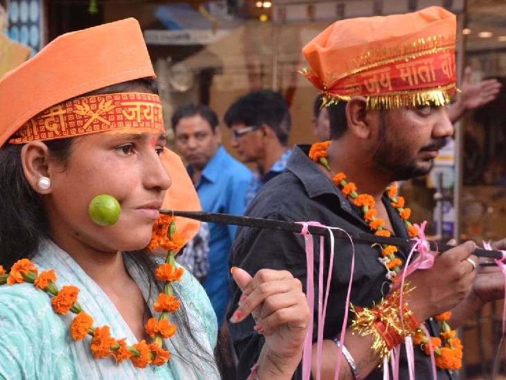 On the occasion of Ashtami, devotees throng the Goddess temples, the ...