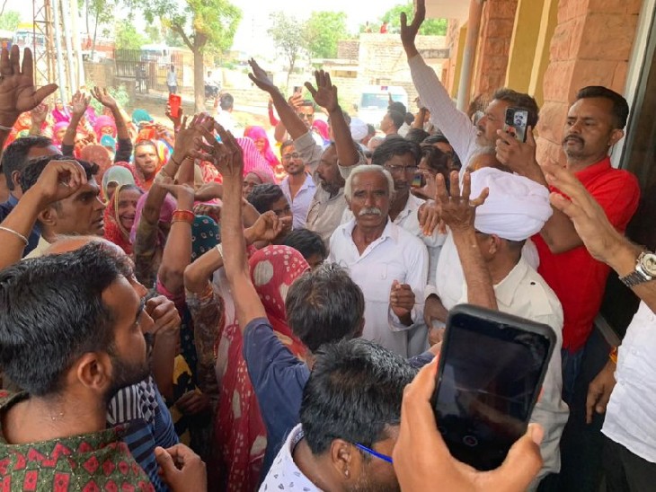 Siege of water supply department in Rohat, Rajasthan | पानी के लिए ...