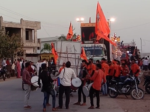 Balaji's flag was taken out with pomp, the administration kept ...