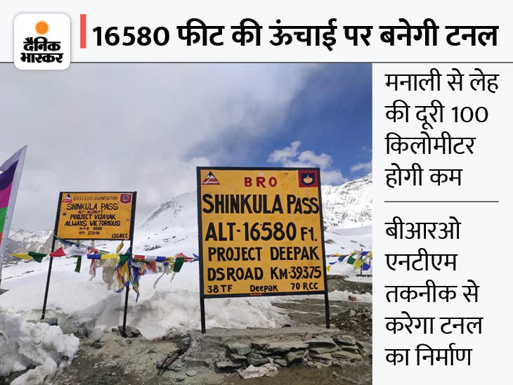 World's highest tunnel to be built on Shinkula Pass | शिंकुला दर्रे पर ...