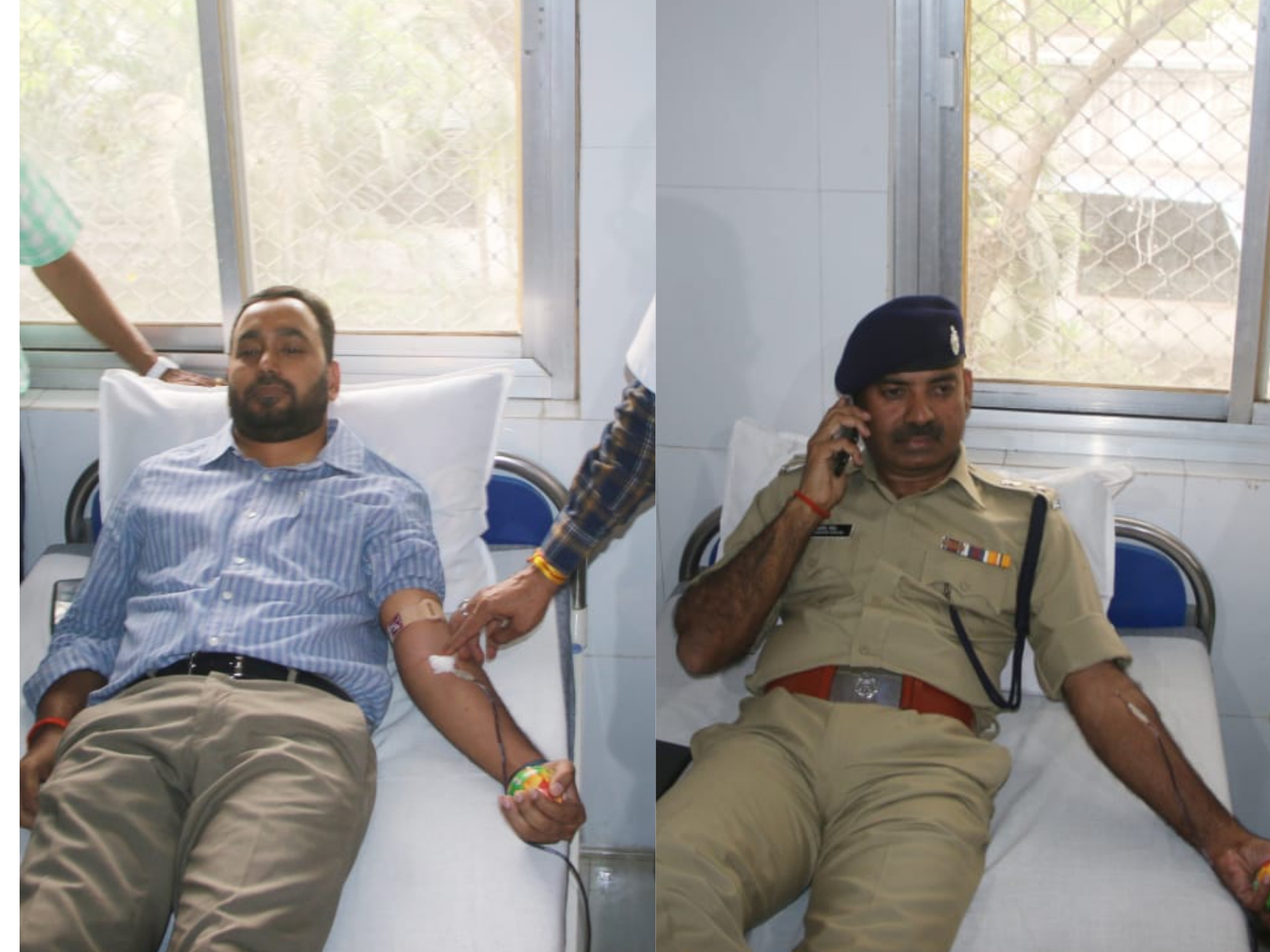 सतना में कलेक्टर- एसपी समेत प्रशासनिक अफसरों ने किया रक्तदान ...