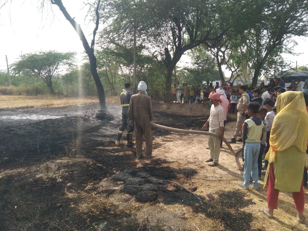 The spark emanating from the fault in the tubewell took a horrific form ...