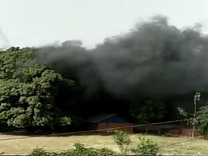 There was a fire in the illegally operated camphor manufacturing ...