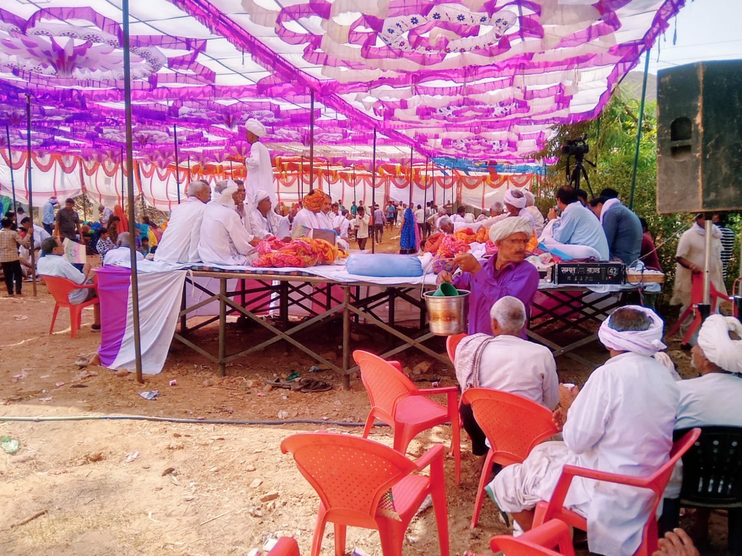 On the last day, the villagers made sacrifices in the Havan Yagya ...