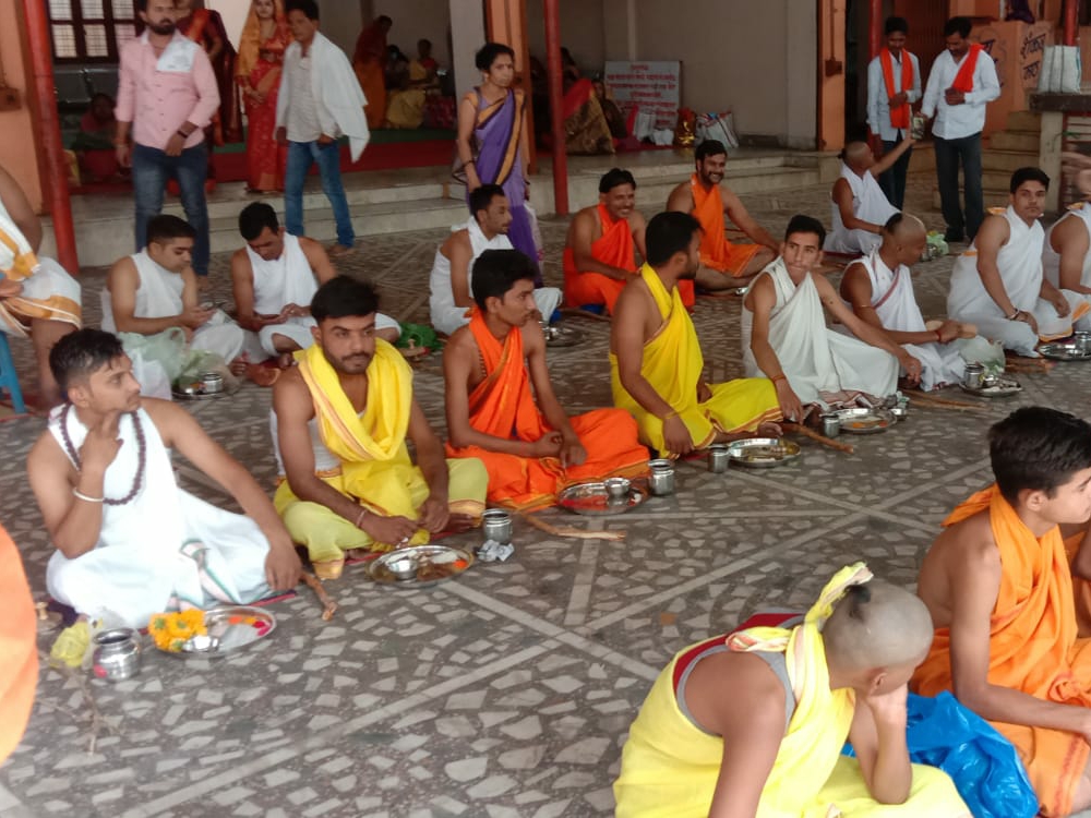 Today, the Upanayan Janeu ceremony of 40 Batuks took place in ...