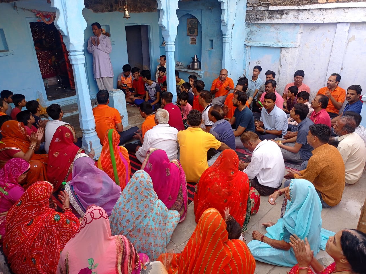 Ramdhan Prabhat Ferry took out in the city on Sunday in a big way ...