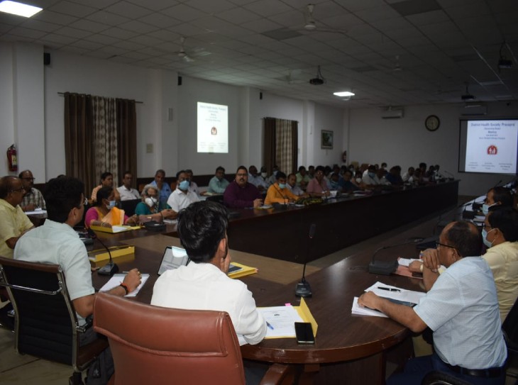 Negligence of officers in DM meeting, Review meeting of the progress of ...