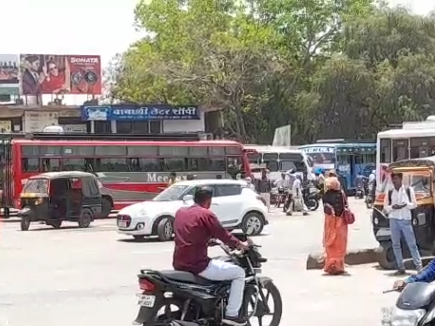 Passenger buses will be available from the temporary bus stand built on ...