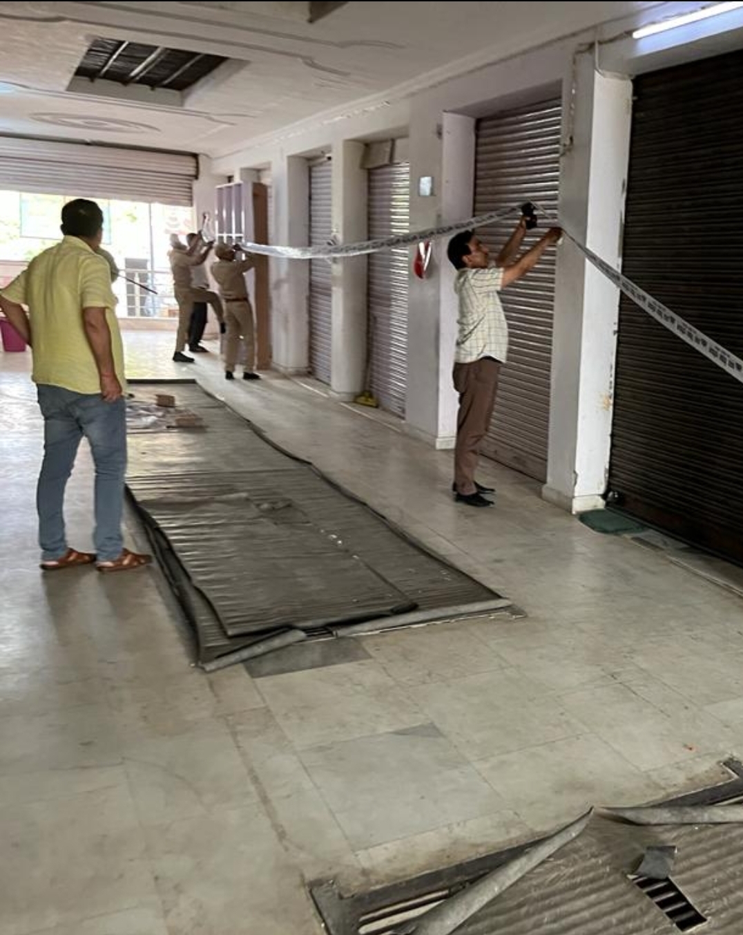 Enforcement team took action for not passing the map in Bamrauli Katara ...
