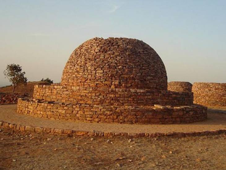 There is a 2 thousand year old Buddhist stupa in Rewa, MP, a series of ...