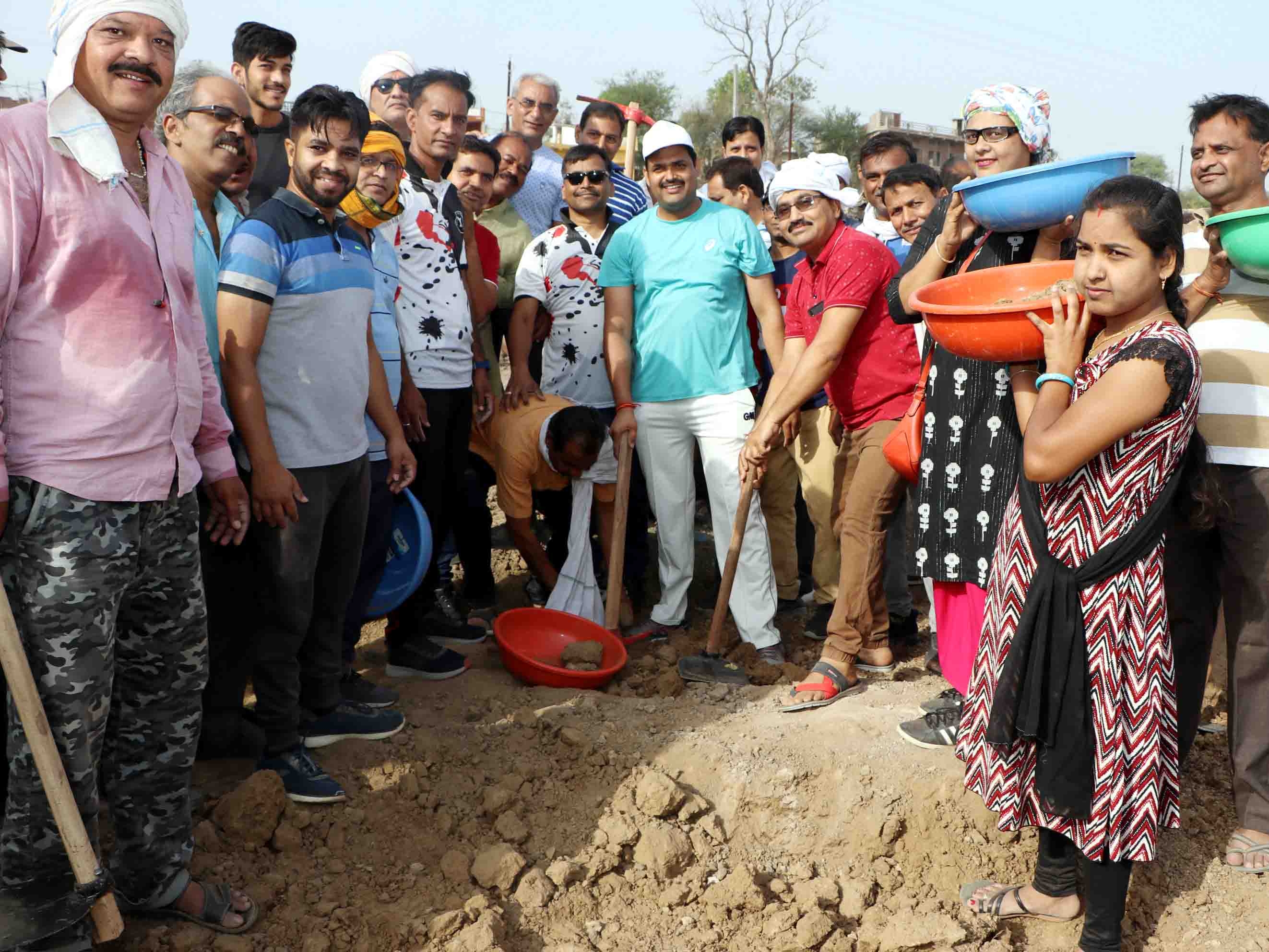 On the fifth day also, the citizens did shramdan, the collector ...