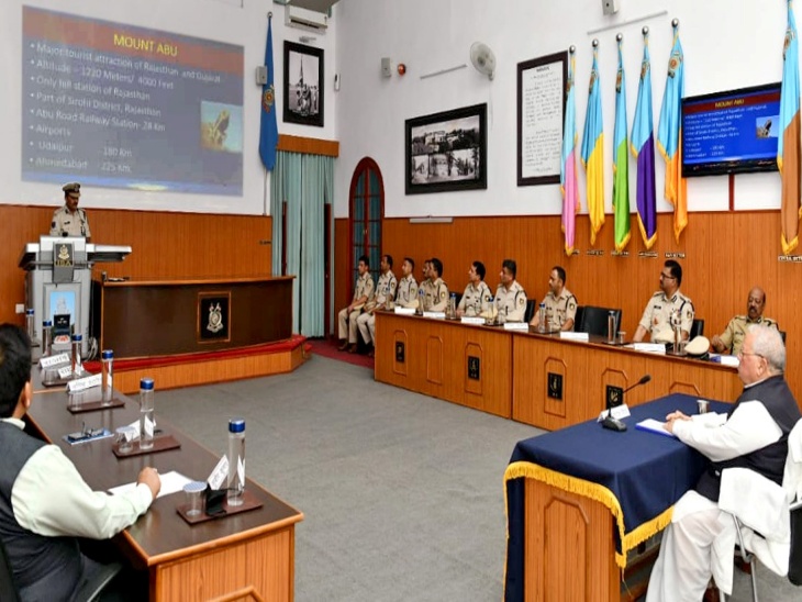 Governor visited Internal Security Academy In Mount Abu Sirohi ...