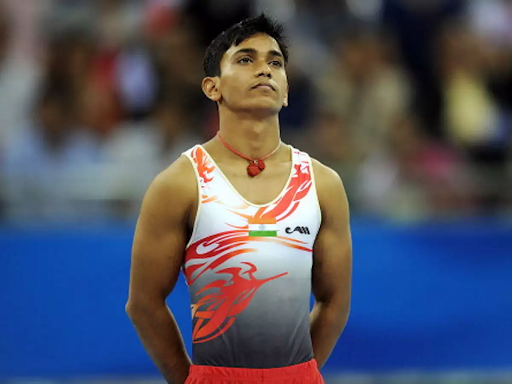 Gymnast Ashish Kumar 2010 Commonwealth Games Asian Games Gymnastic ...