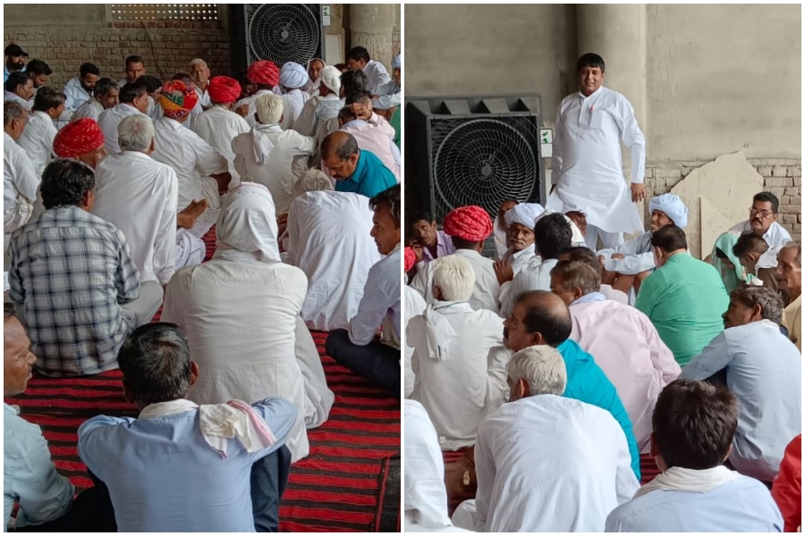 MLA and outgoing block president held separate meetings in Chaksu, Rai ...