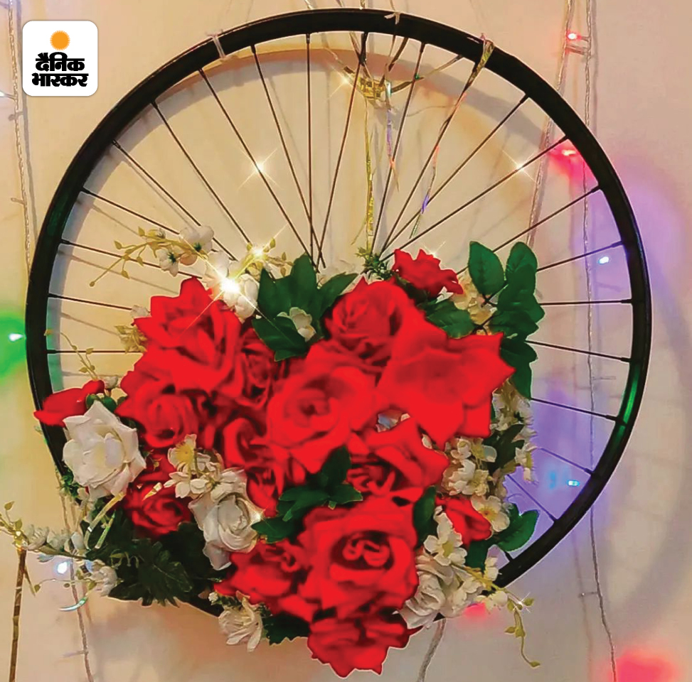 Do not sell old bicycle junk, increase the beauty of the house