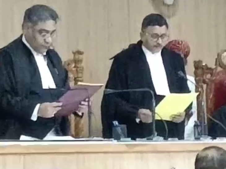Kuldeep Mathur and Shubha Mehta Took Oath As Judges In Jodhpur ...