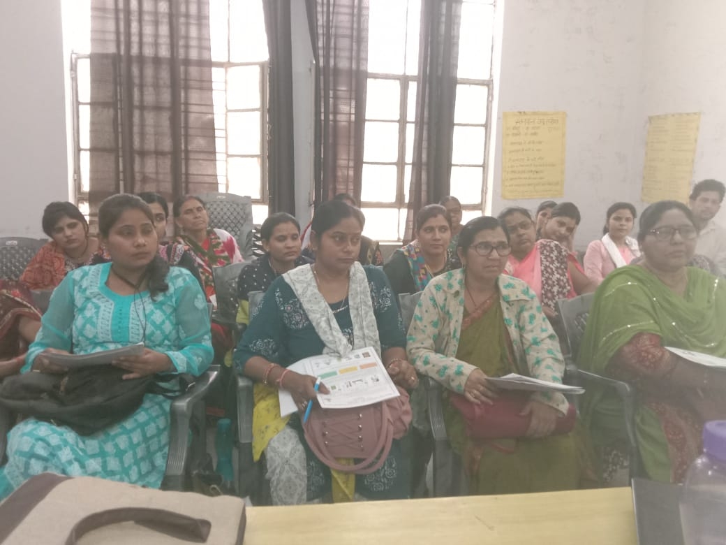 In collaboration with UNICEF, training given in the block on Sam, Mam ...